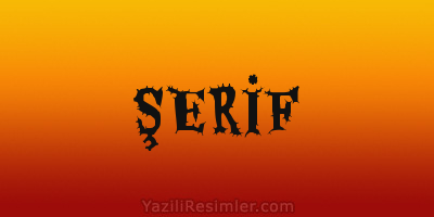 Şekilli ŞERİF Yazıları – Yazılı Resimler