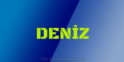 Şekilli DENİZ Yazıları – Yazılı Resimler