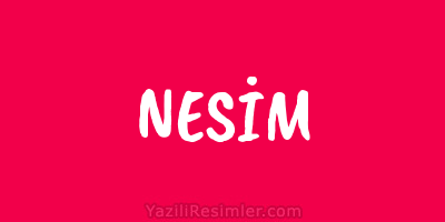 Şekilli NESİM Yazıları – Yazılı Resimler