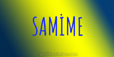 Şekilli SAMİME Yazıları – Yazılı Resimler