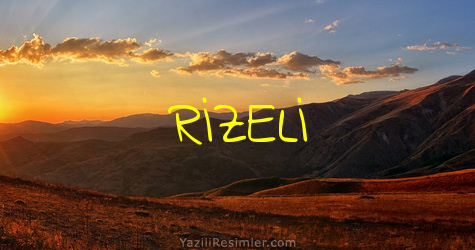 RİZELİ Yazılı Resimler – Yazılı Resimler